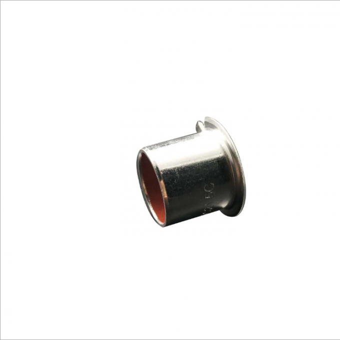 Steel Backed Red PTFE Flanged DP4 Composite Bushings